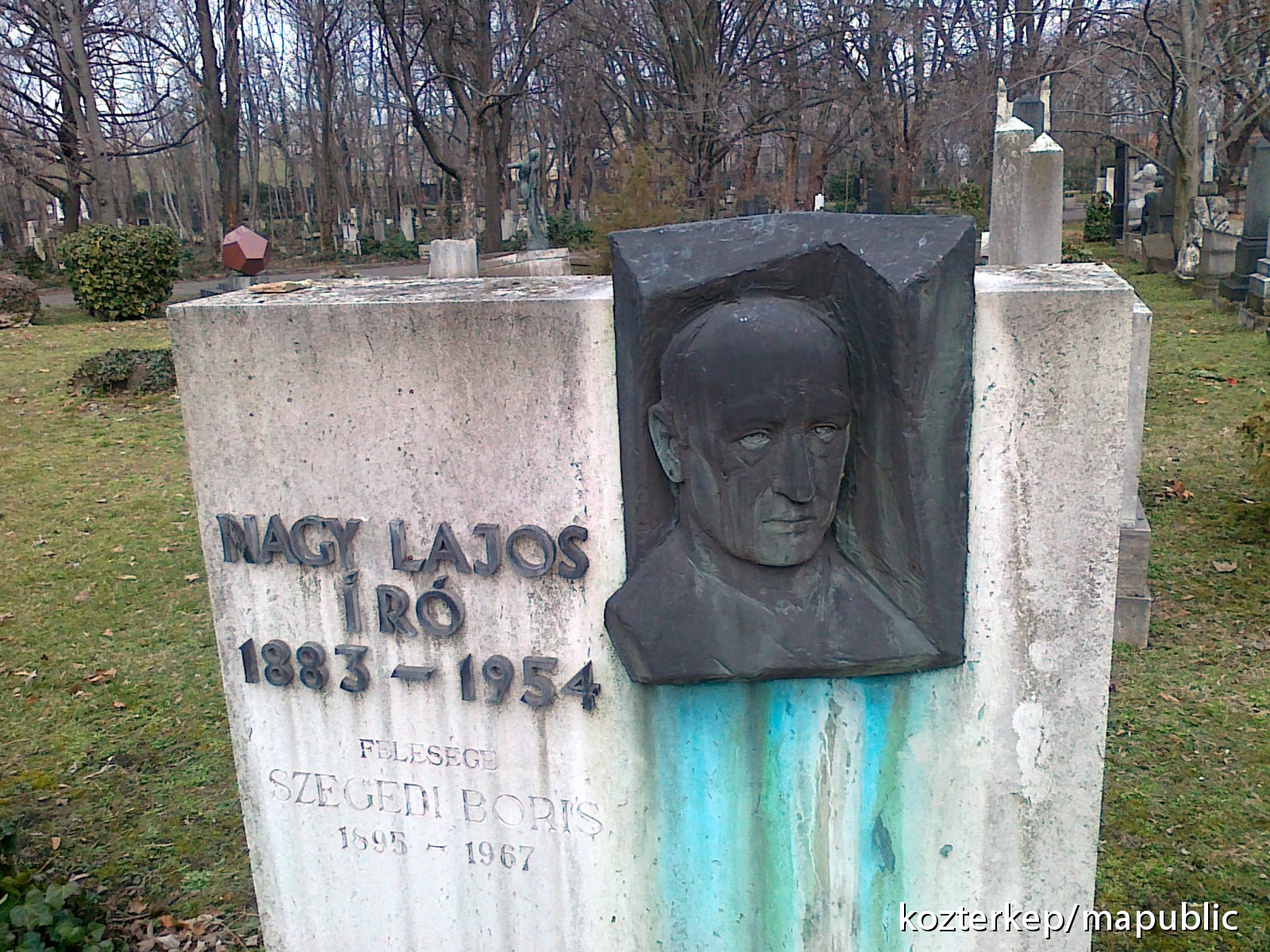 Nagy Lajos író és felesége, Szegedi Boris írónő síremléke – Köztérkép