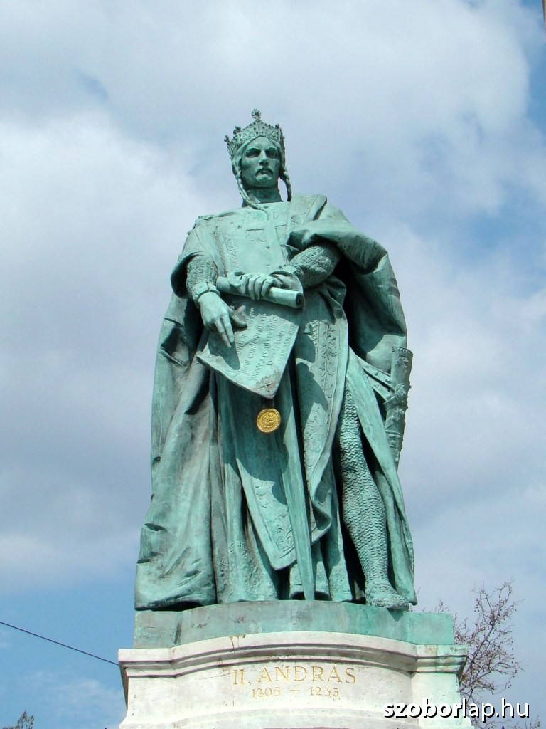 II. András (Endre) – Köztérkép