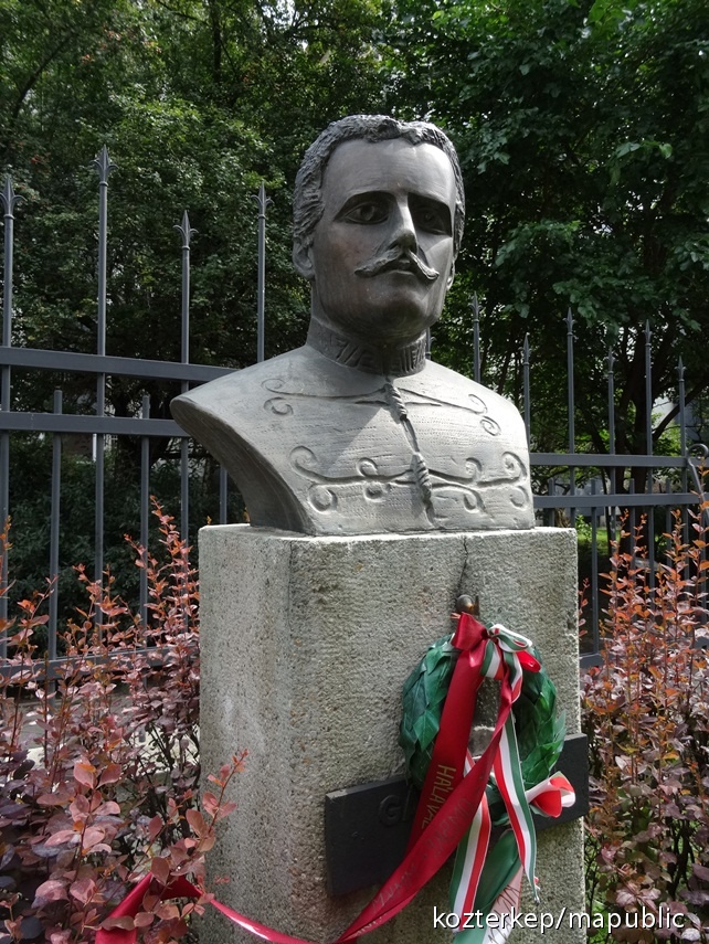 Gábor Áron-mellszobor – Köztérkép