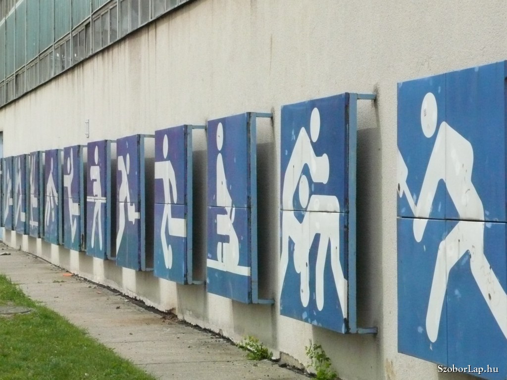 Olimpiai piktogramok – Köztérkép