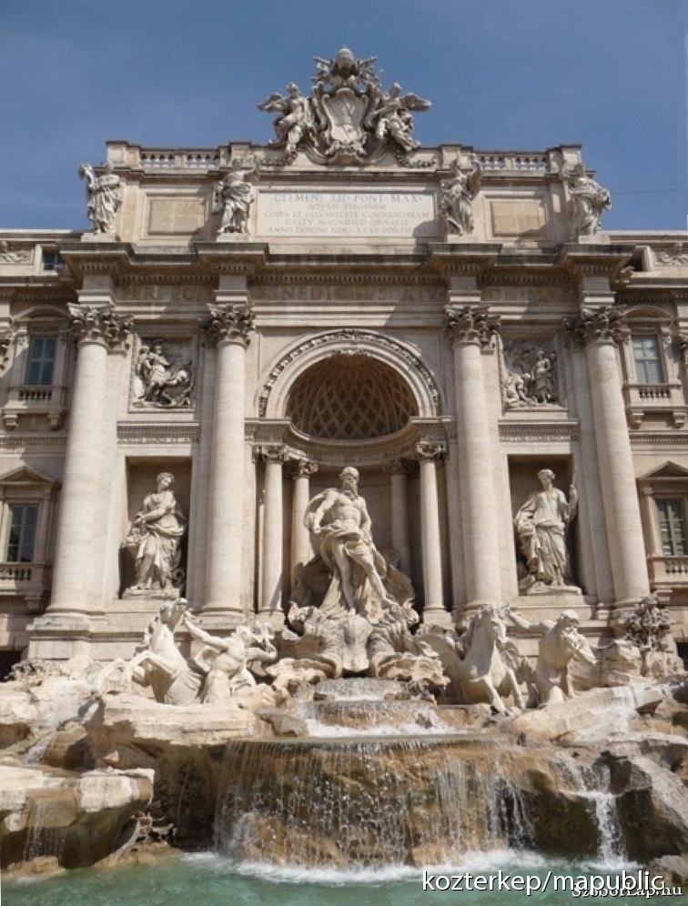 Trevi-kút – Köztérkép