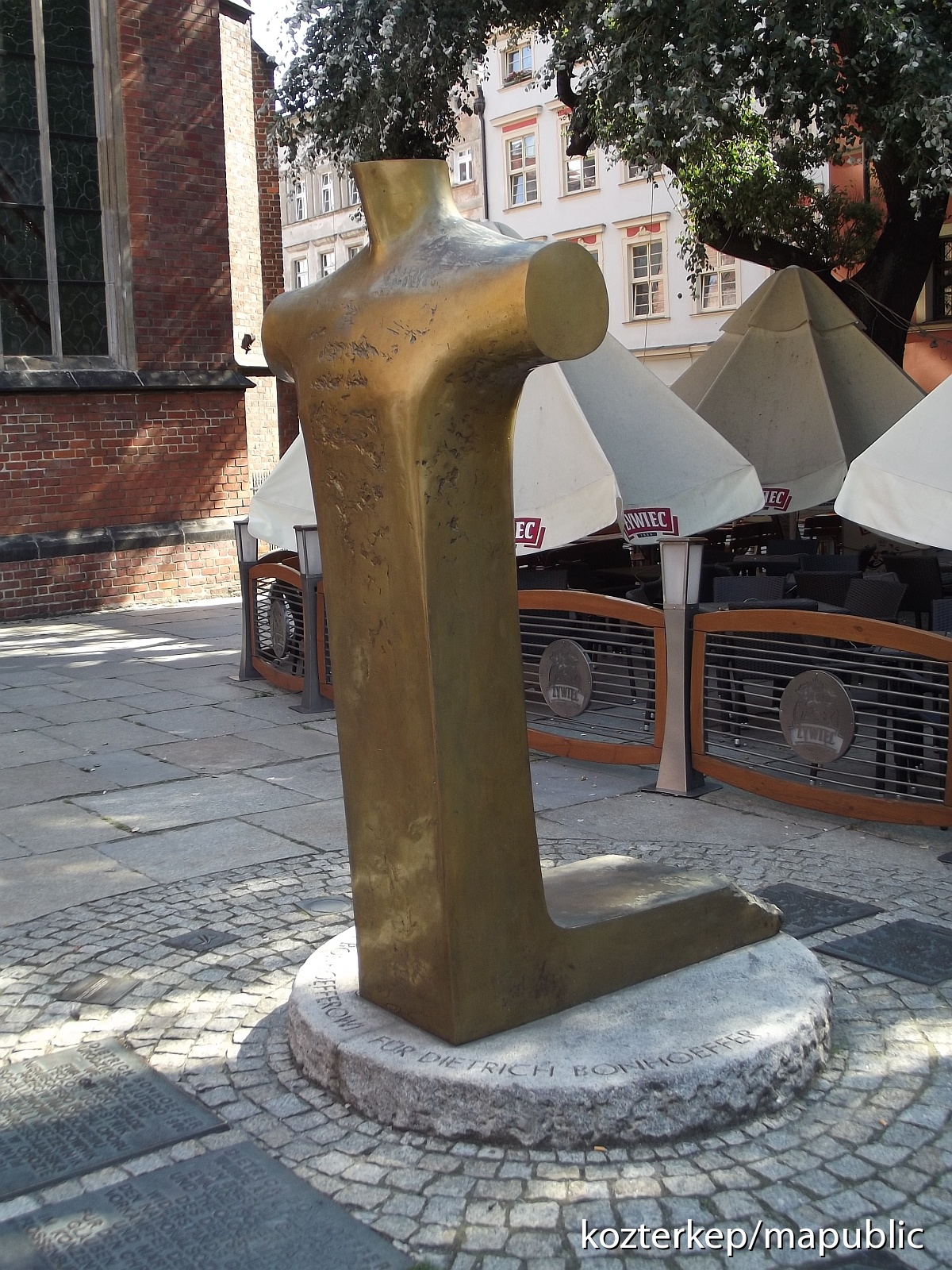 Dietrich Bonhoeffer-emlékmű – Köztérkép