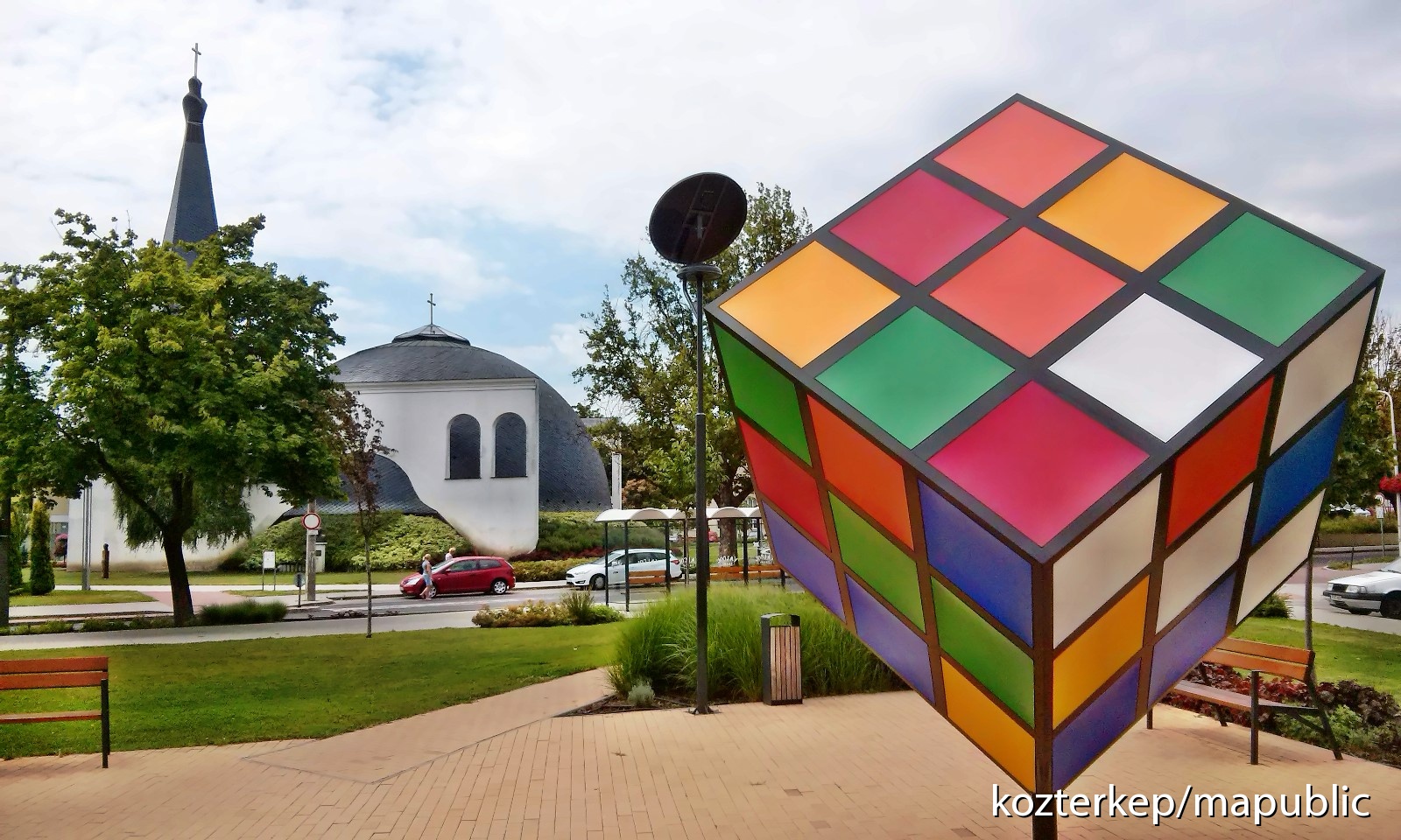 Rubik-kocka – Köztérkép