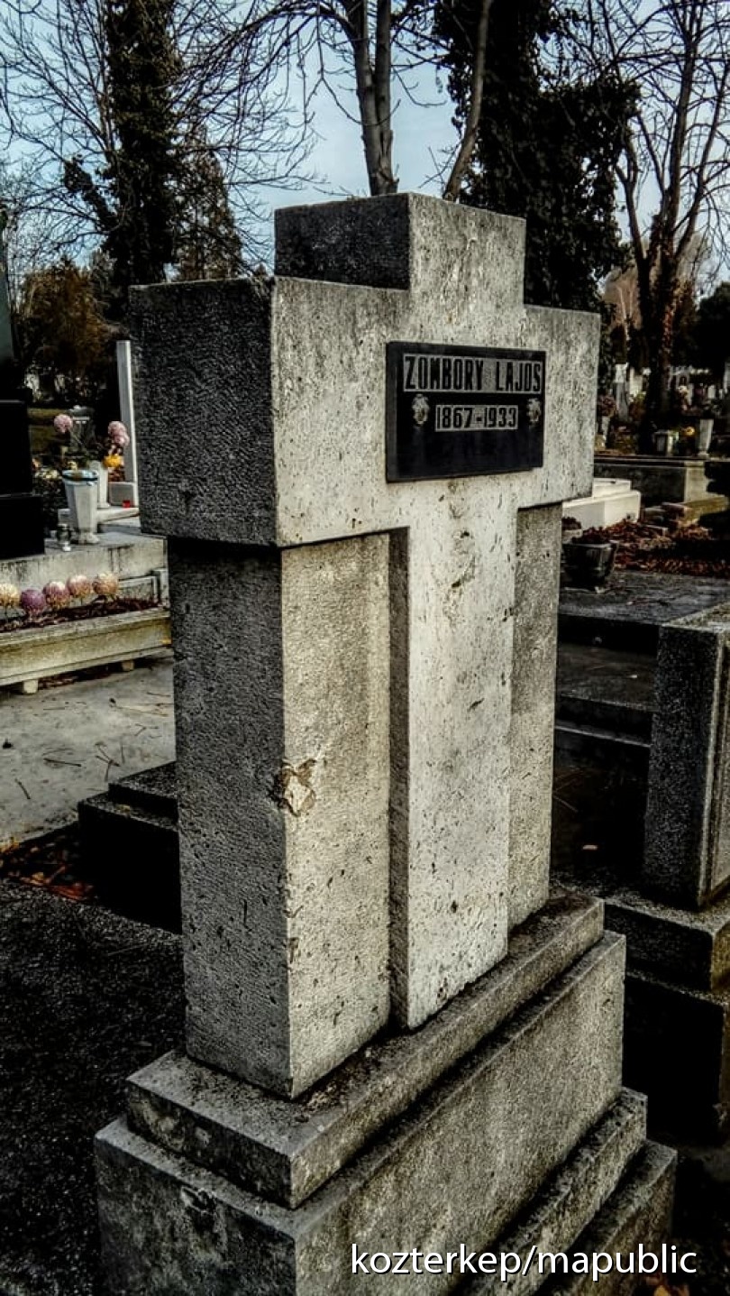 Zombory Lajos síremléke – Köztérkép