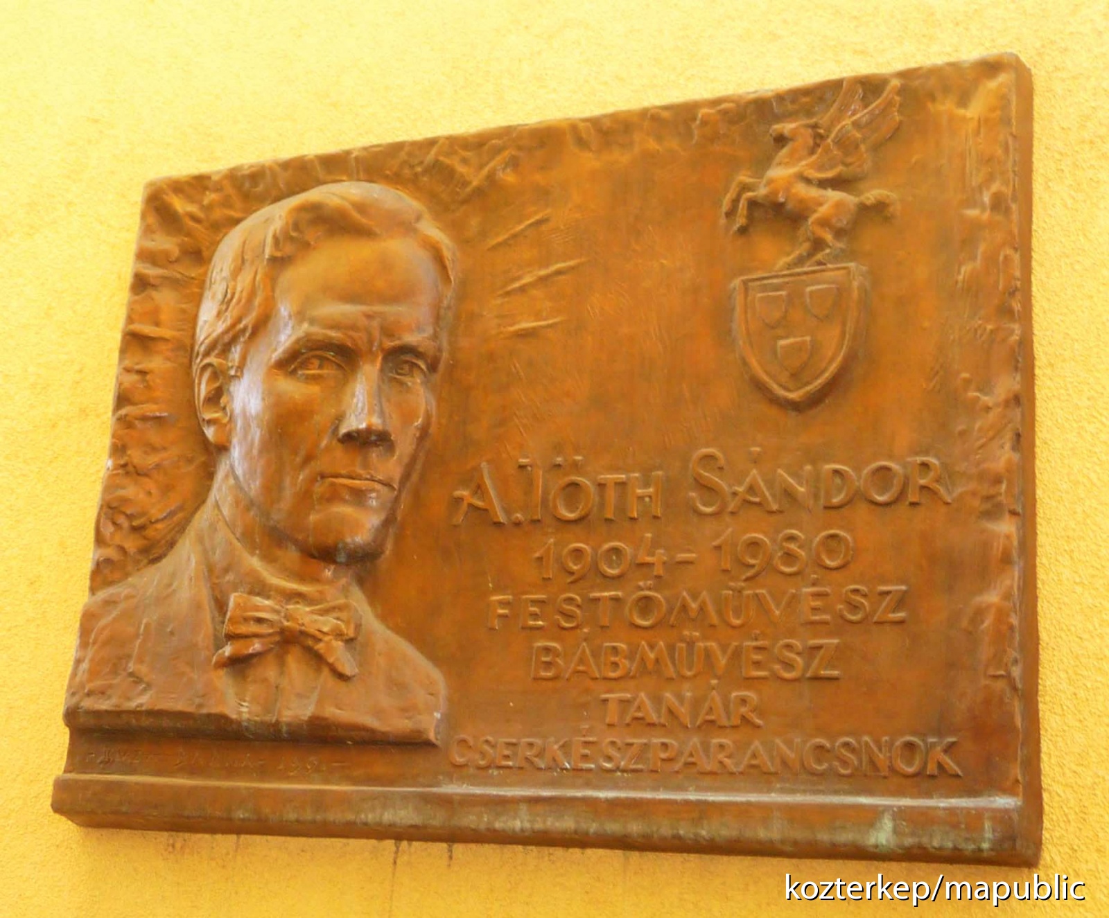 A. Tóth Sándor – Köztérkép