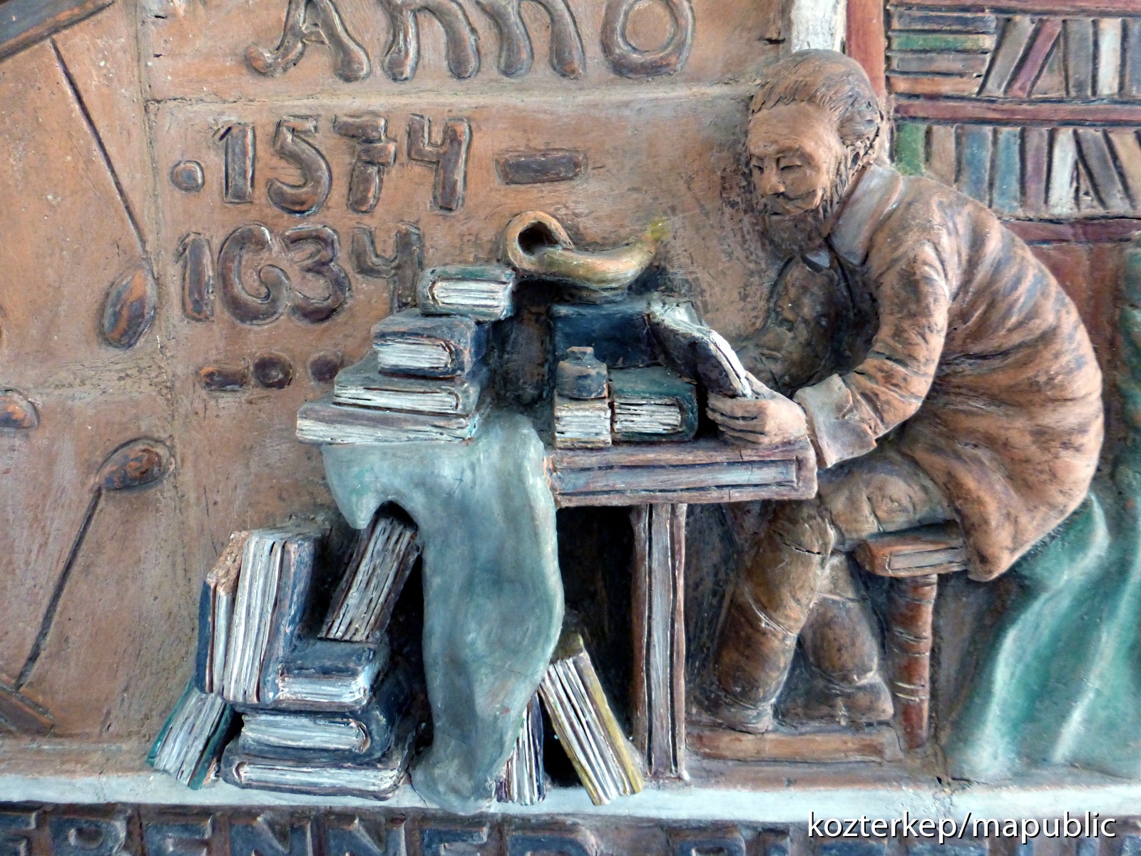 Károli Gáspár és Szenczi Molnár Albert – Köztérkép