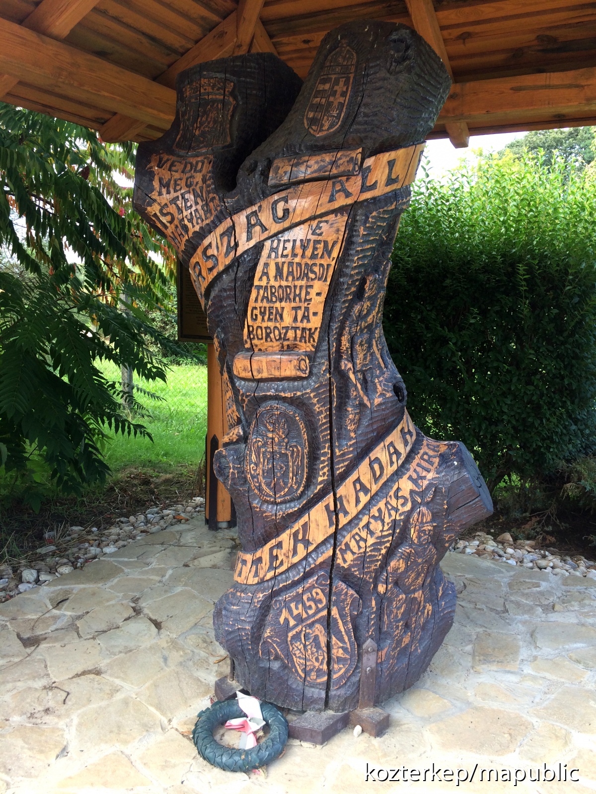 Táborhegy-emlékmű – Köztérkép