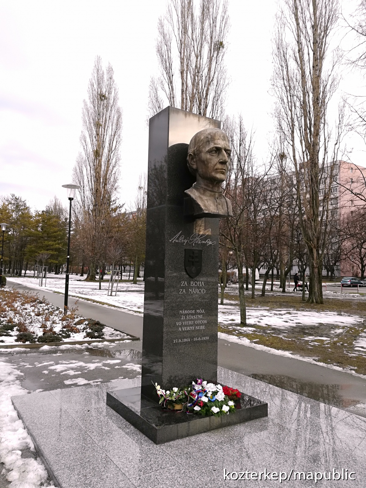 Andrej Hlinka emlékműve – Köztérkép