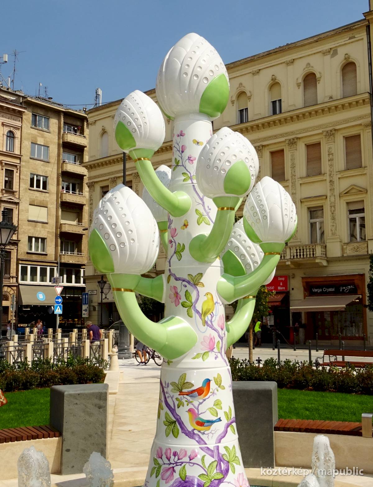 Az "Élet fája" – Köztérkép