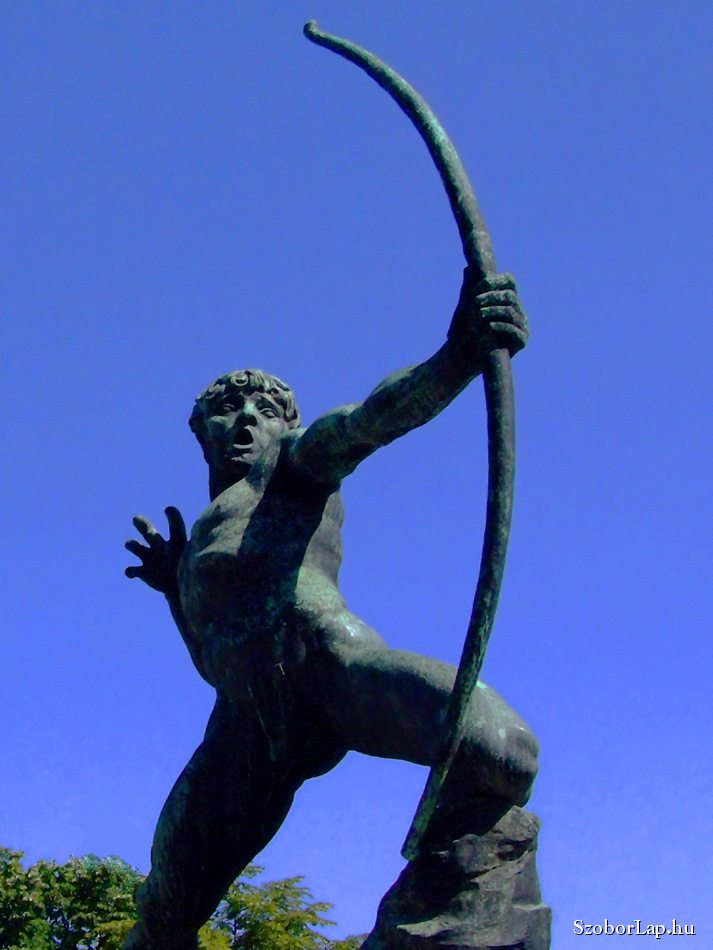 Íjász-szobor – Köztérkép