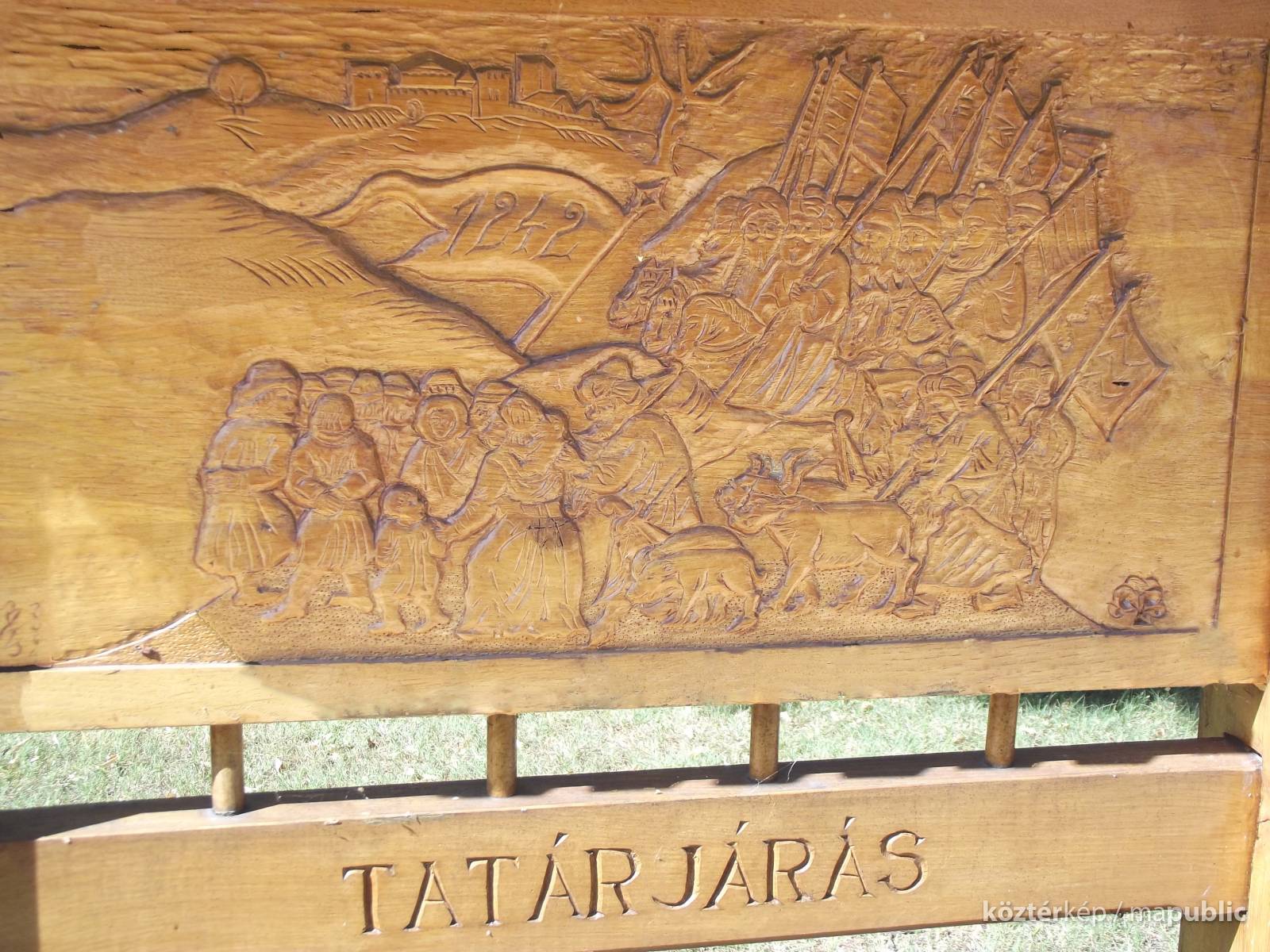 Tatárjárás – Köztérkép