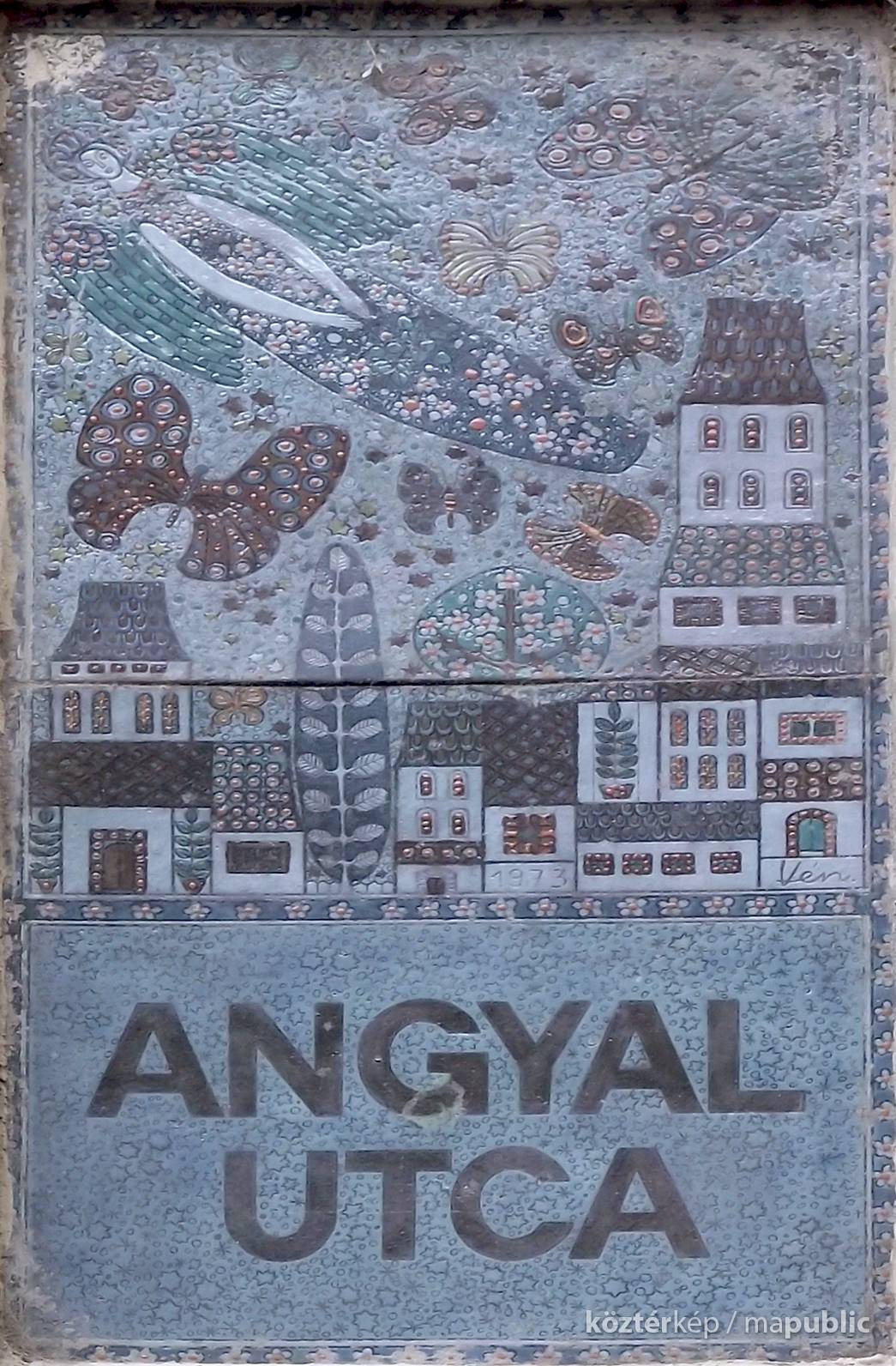 Angyal utca – Köztérkép