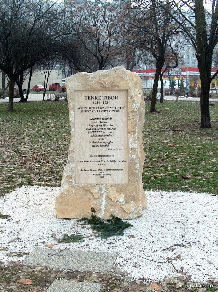 Tenke Tibor-emlékkő – Köztérkép