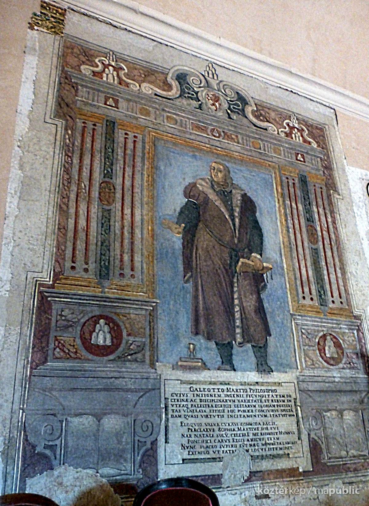 Galeotto Marzio – Köztérkép