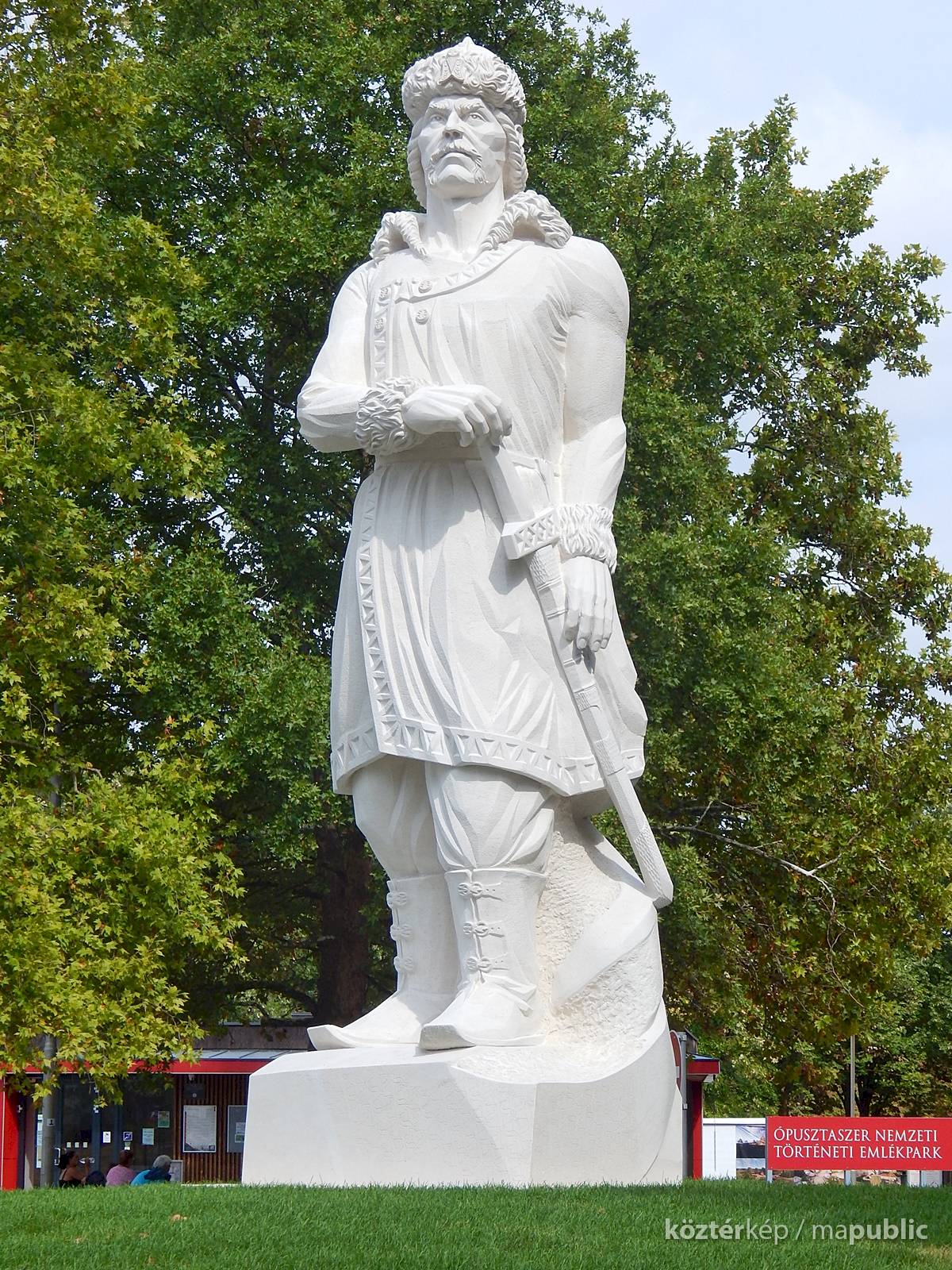 Attila hun király – Köztérkép