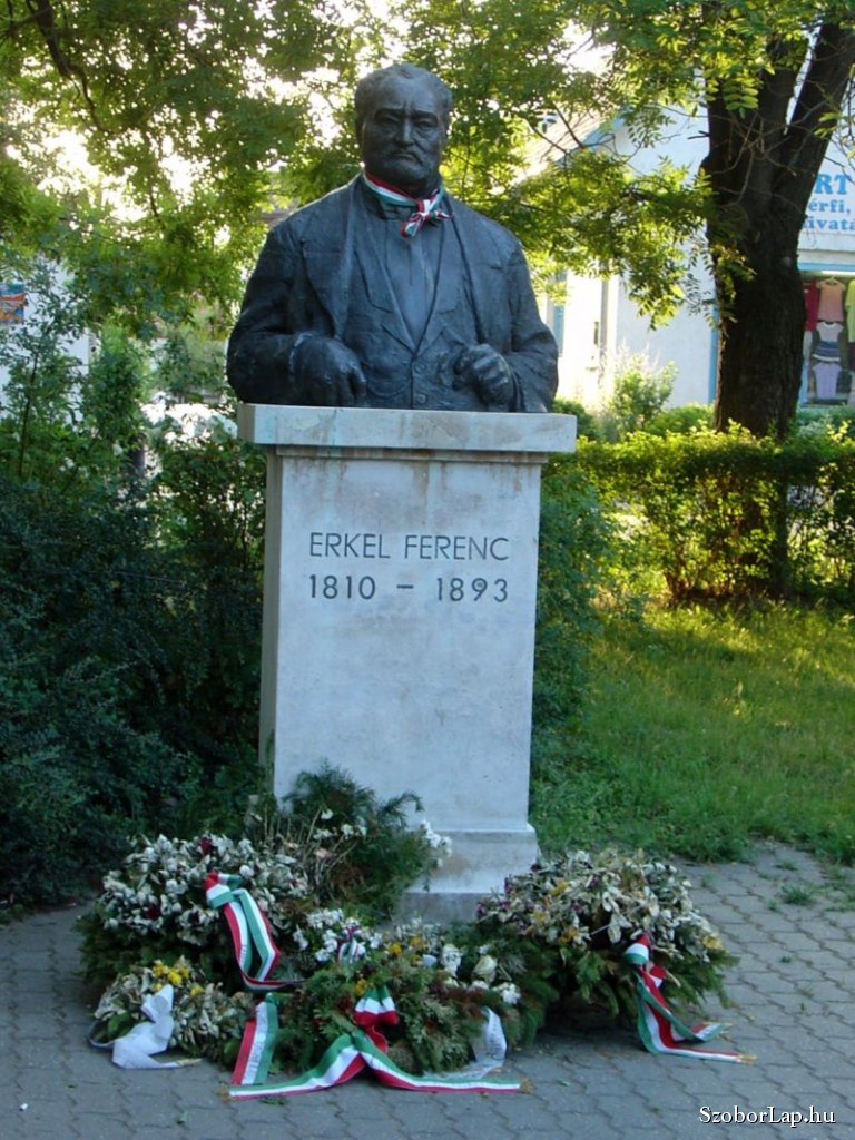 Erkel Ferenc mellszobra – Köztérkép