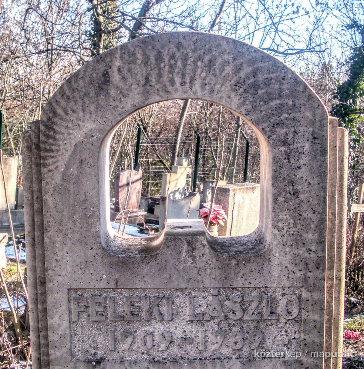 Feleki László síremléke – Köztérkép