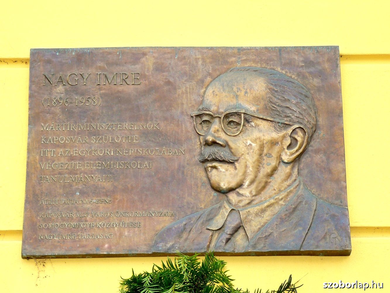 Nagy Imre-emléktábla – Köztérkép