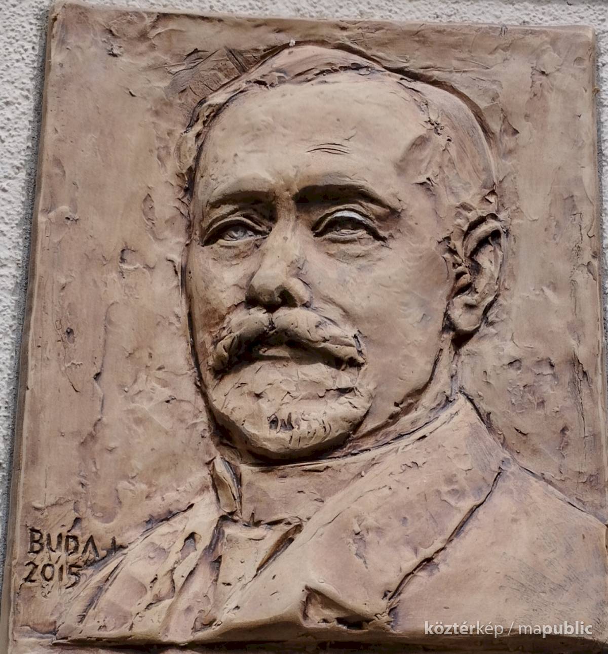 Szinyei Merse Pál-dombormű – Köztérkép