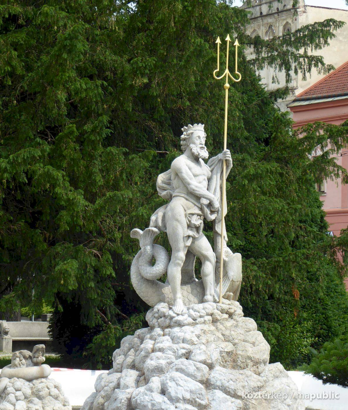 Neptun-szökőkút – Köztérkép