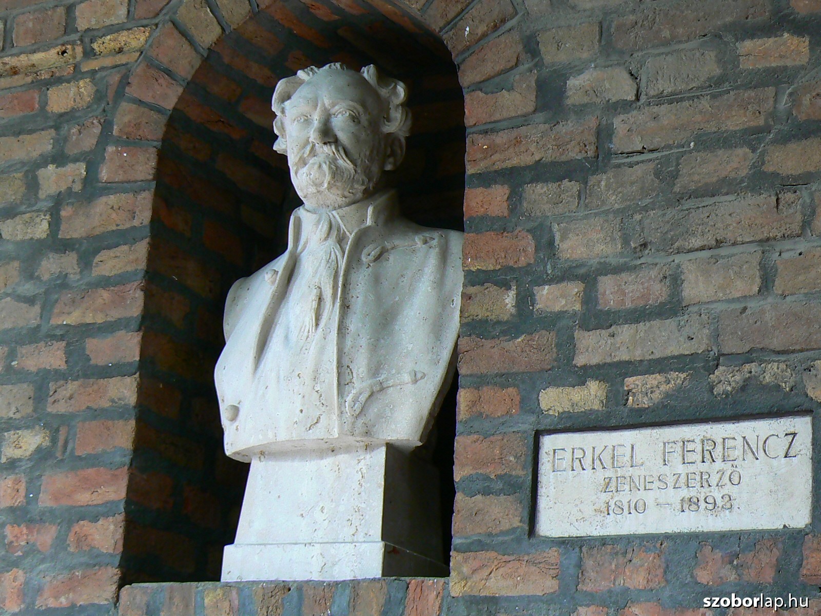 Erkel Ferenc mellszobra – Köztérkép
