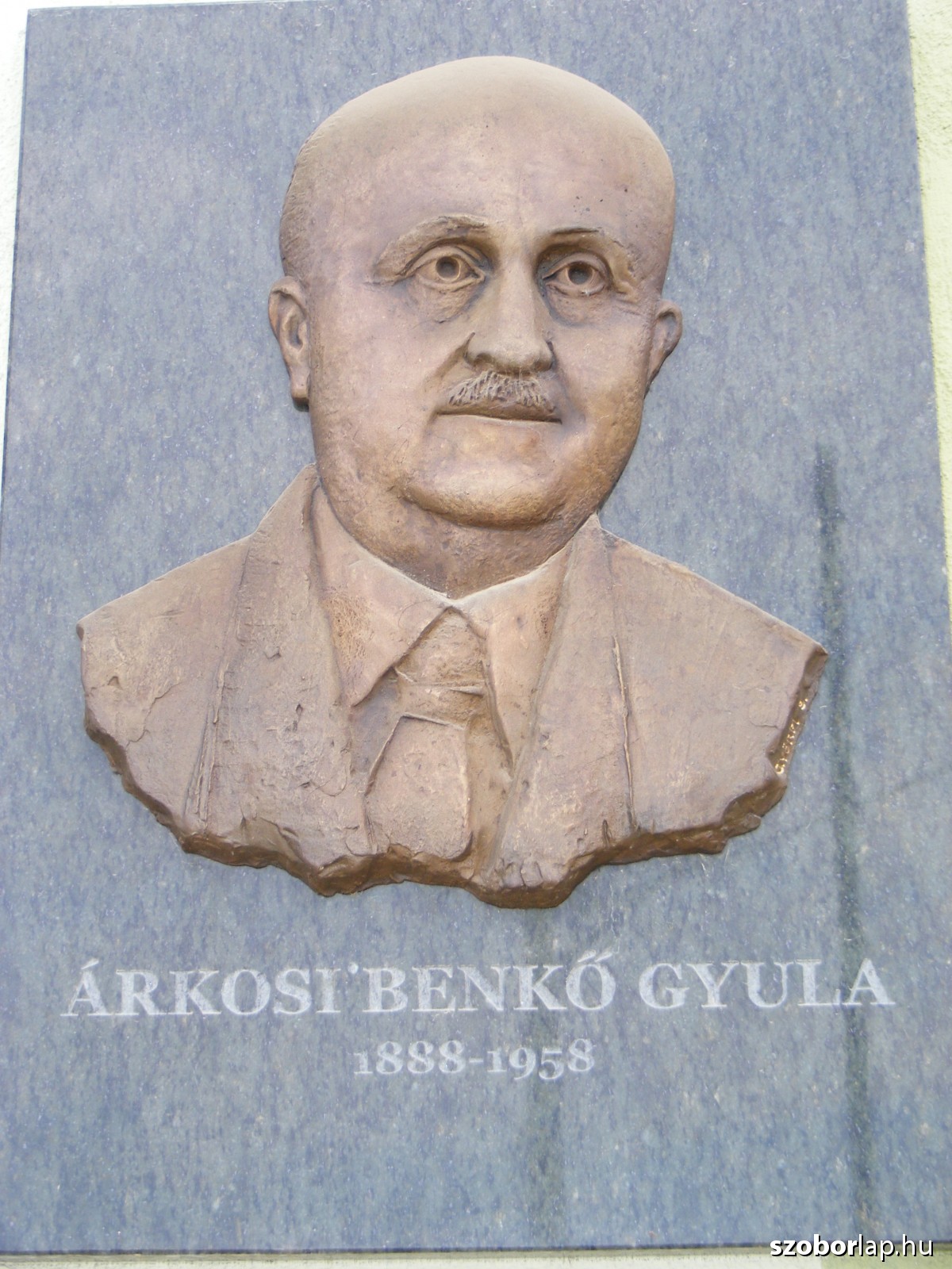 Árkosi Benkő Gyula-emléktábla – Köztérkép